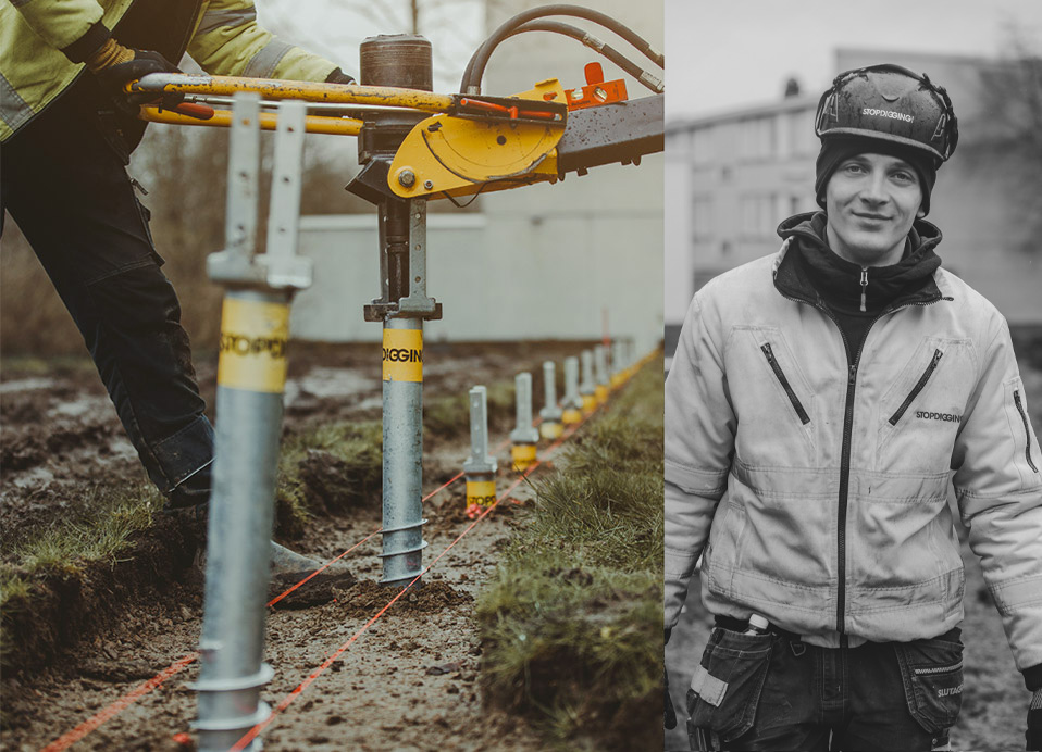 Så monterar du markskruv | Sluta Gräv